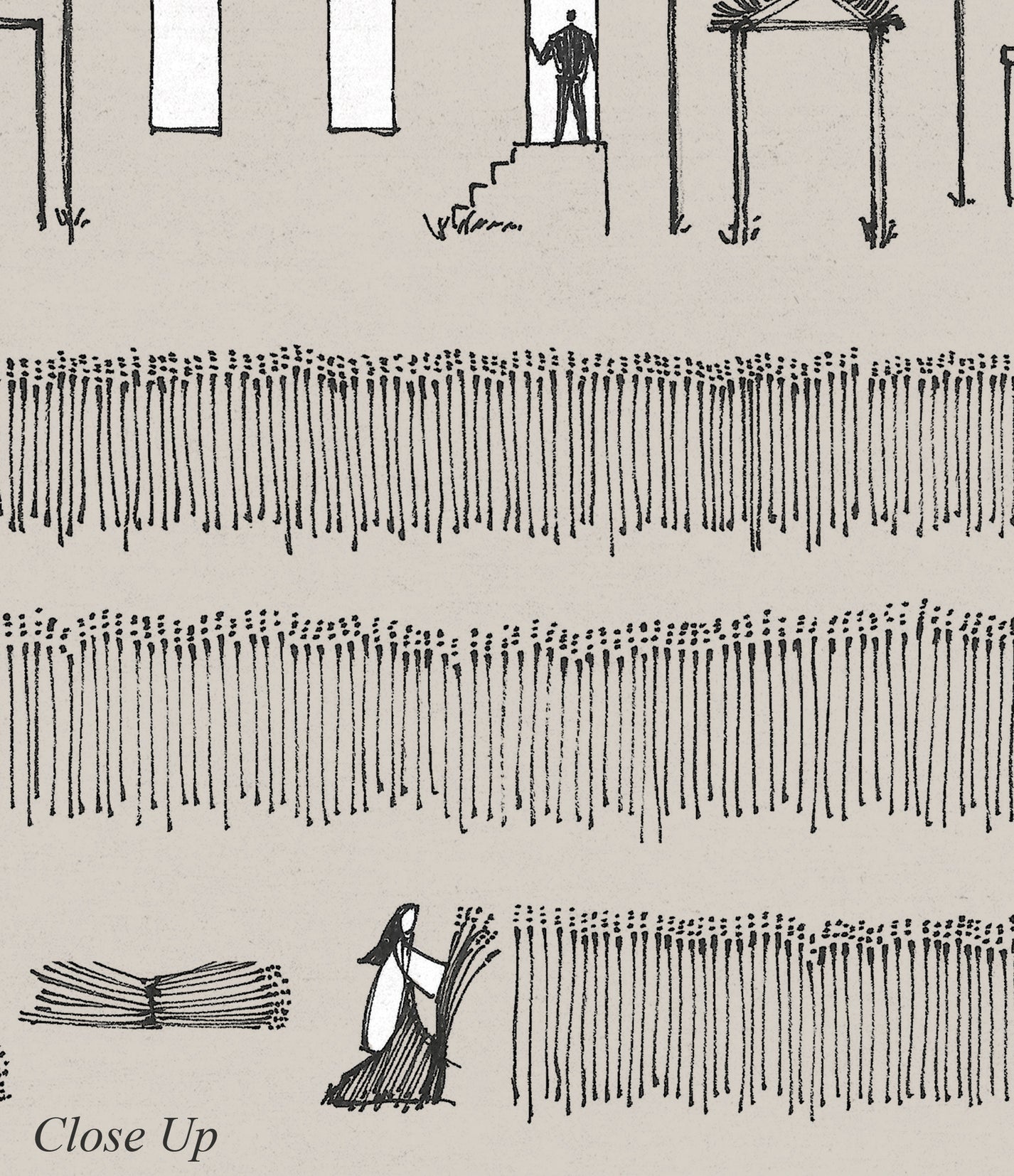 Ruth Gleaning in the Field & Boaz - Bible Story Art - Digital Print ...